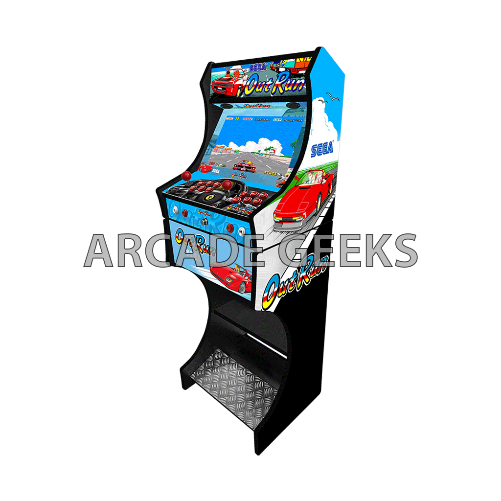 2 Player Arcade Machine - Out Run v1 - Arcade Geeks